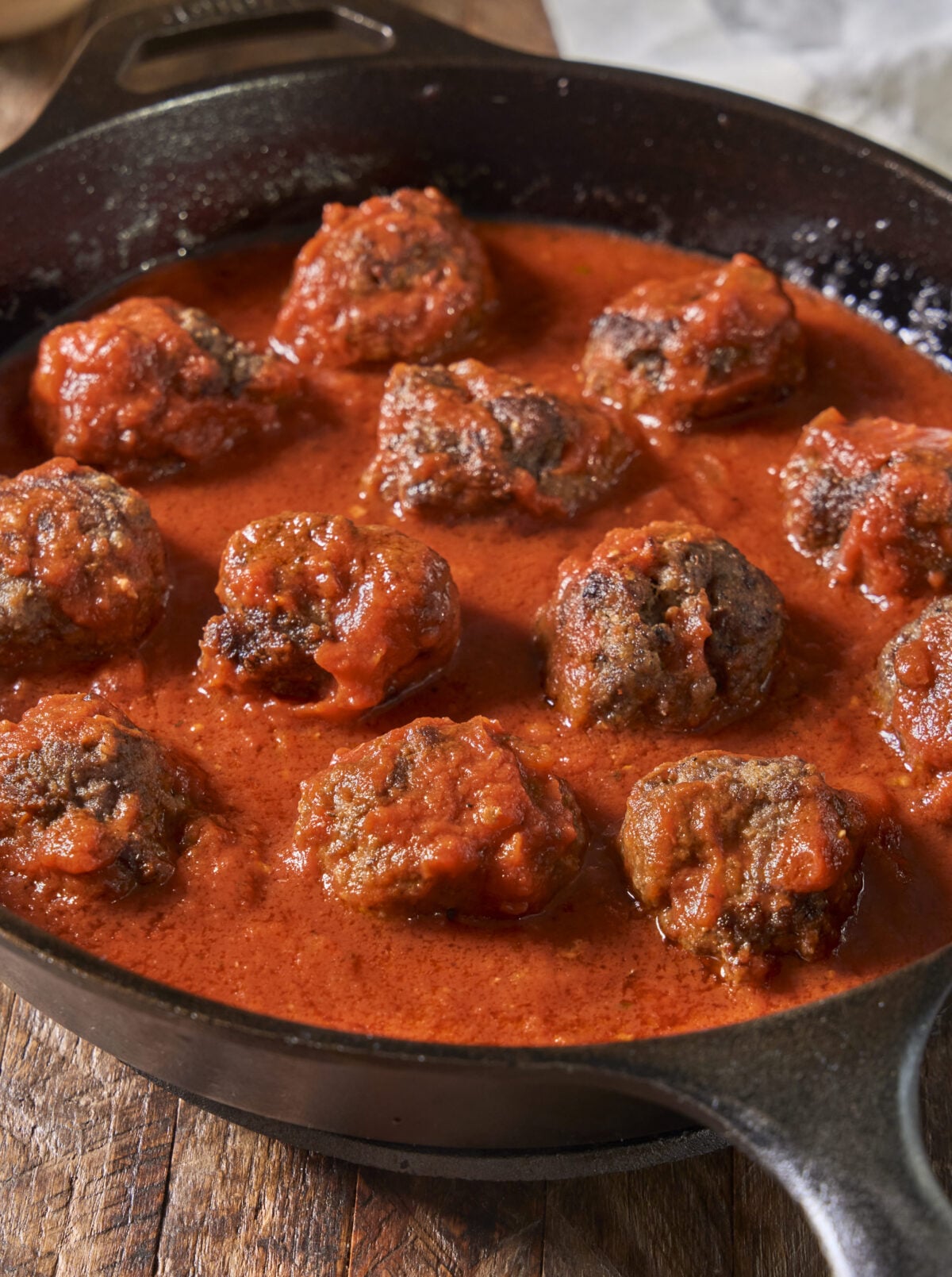 Cast Iron Meatballs - Easy Meatball Recipe
