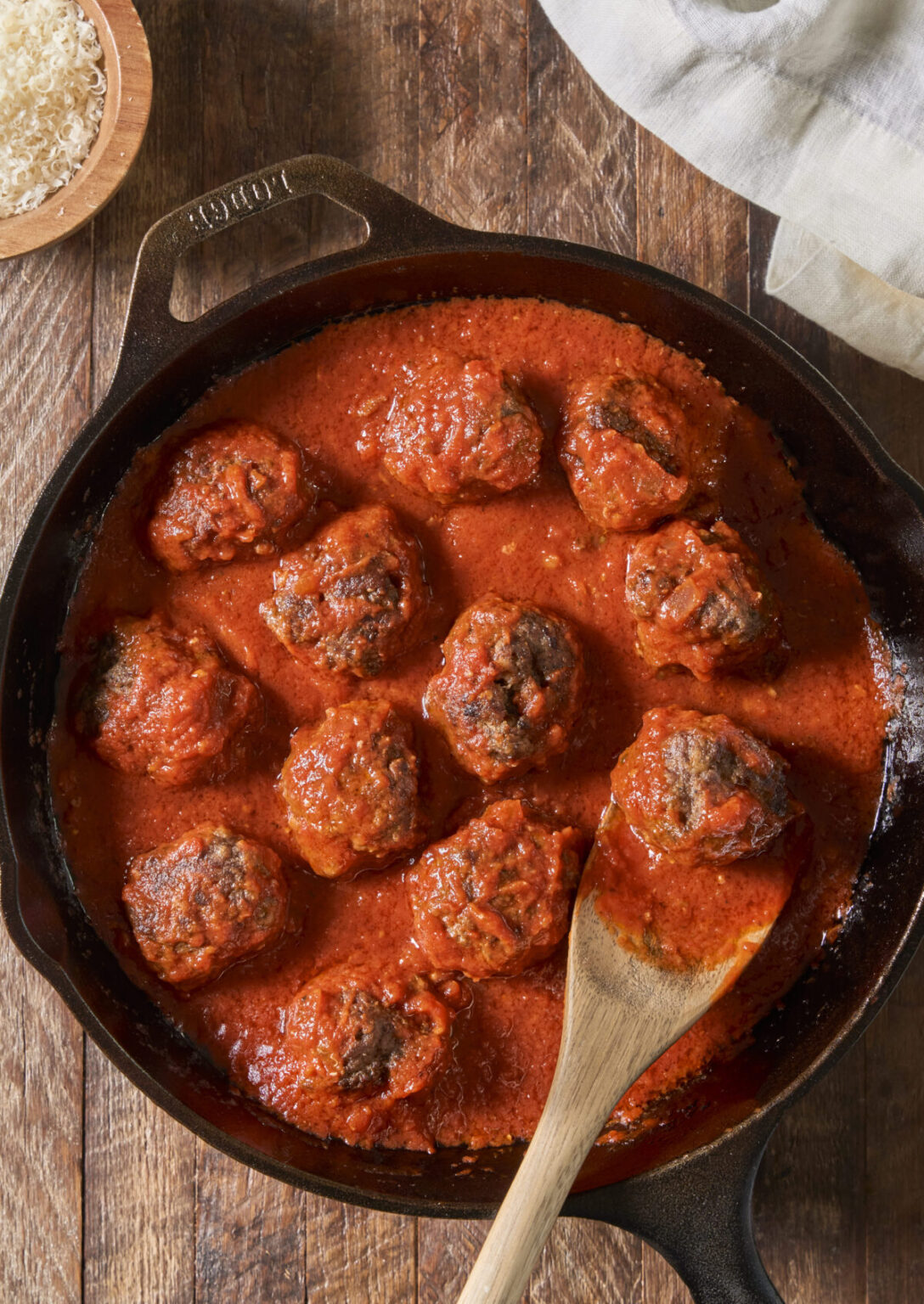 Cast Iron Meatballs - Easy Meatball Recipe
