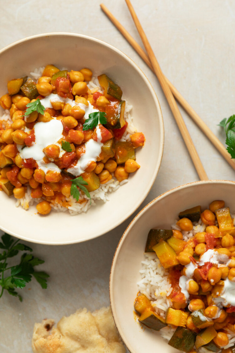 Creamy Chickpea Stew - Easy Chickpea Stew Recipe