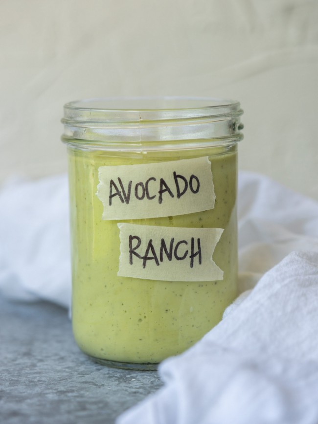 Avocado Ranch Dressing - Mad About Food