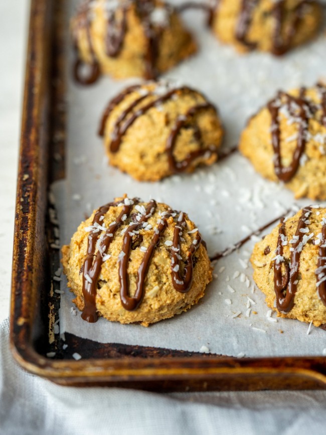 Healthy Almond Joy Cookies (One Bowl + Grain Free + Dairy Free)