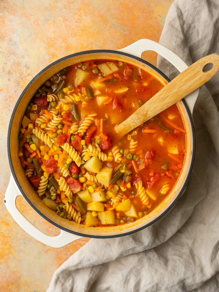 Classic Vegetable Soup (Progresso Copycat) - Vegetable Noodle Soup
