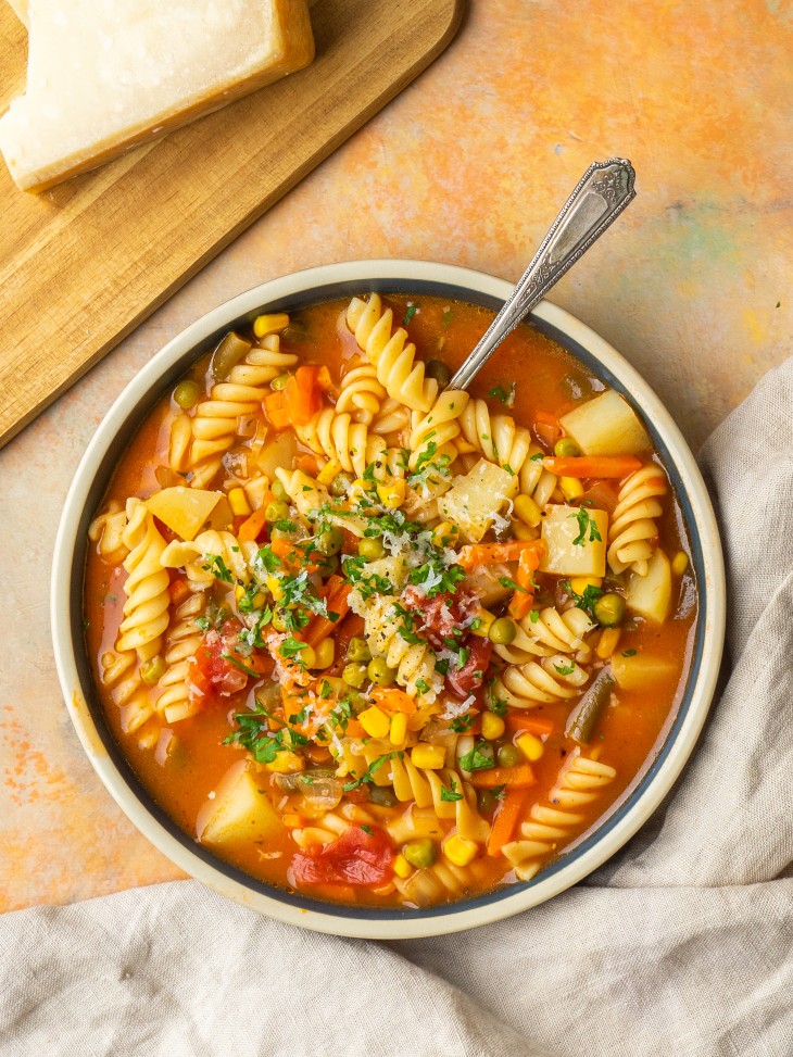 Classic Vegetable Soup (Progresso Copycat) - Vegetable Noodle Soup