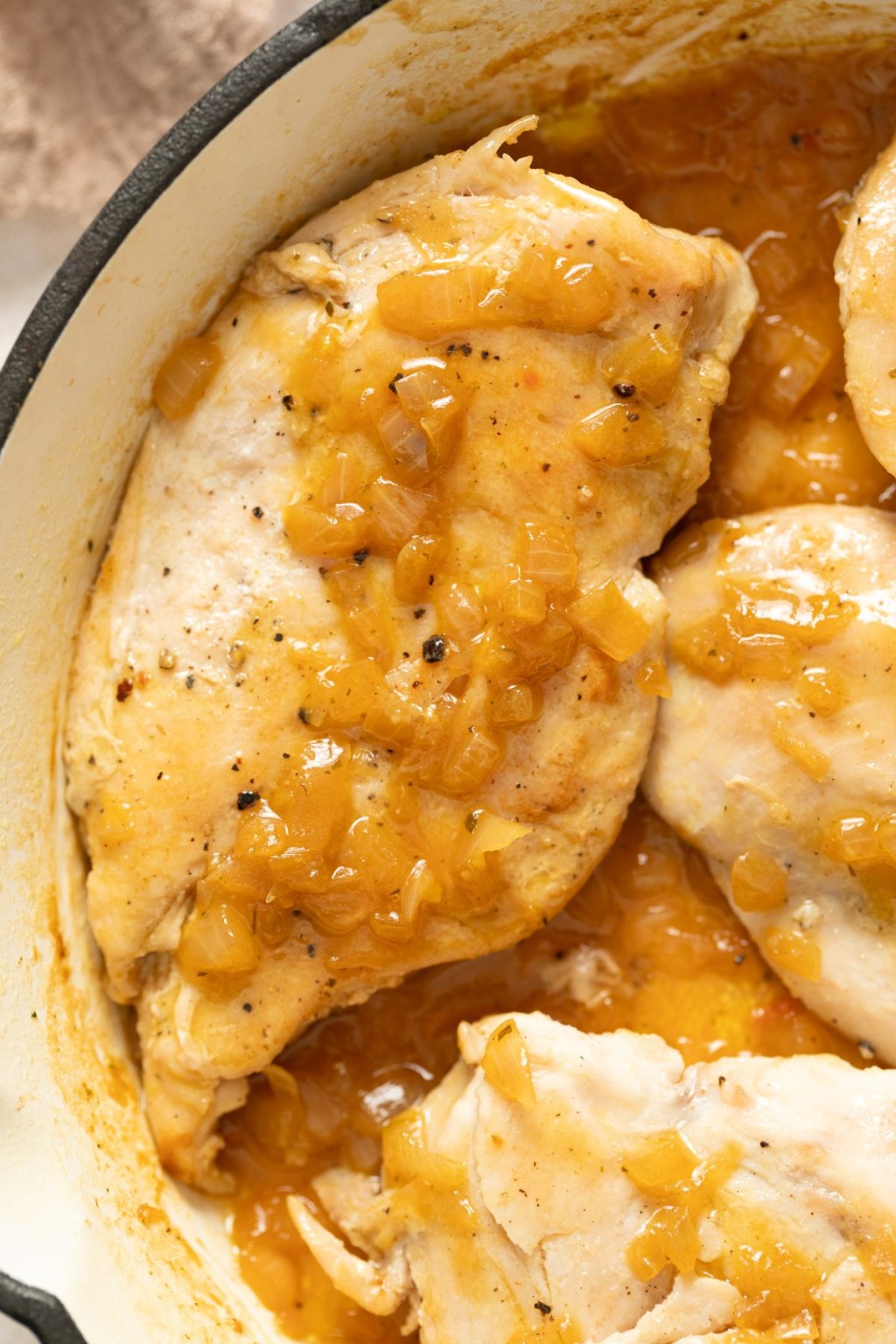 Easy Pan Seared Chicken Breast in a Simple Pan Sauce