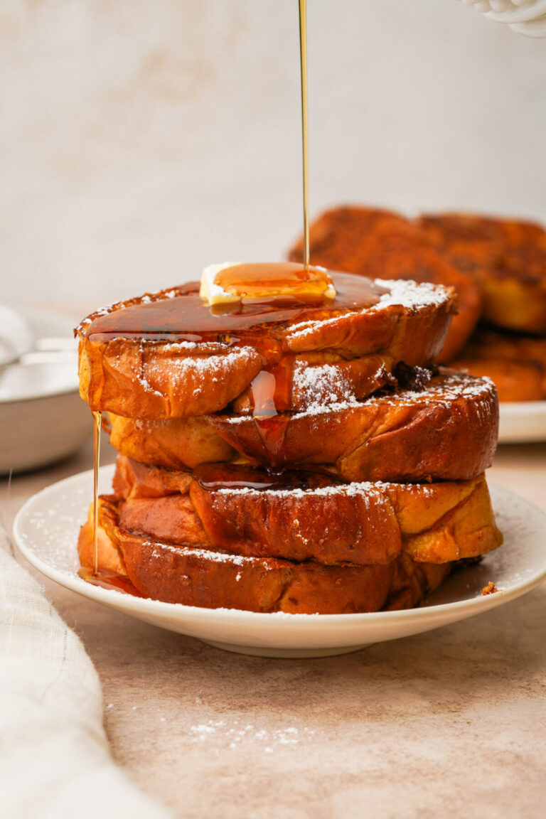 Pumpkin Challah French Toast - Challah Bread French Toast