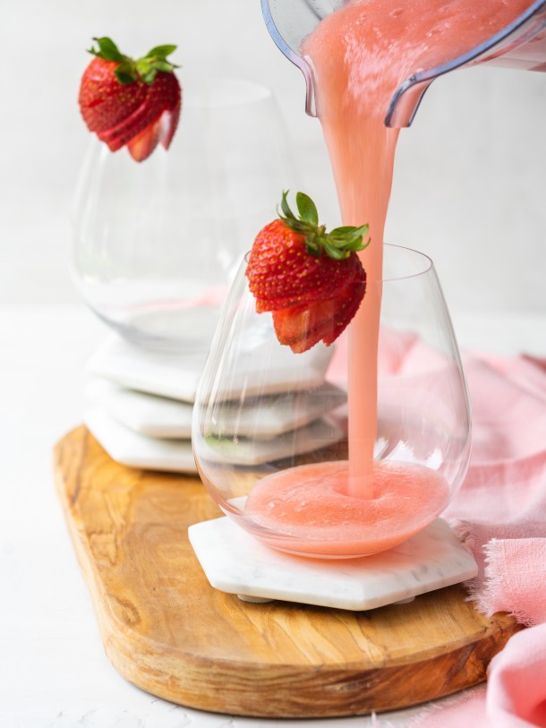 EASY Frose Recipe - Homemade Frozen Rosé in 10 Minutes!