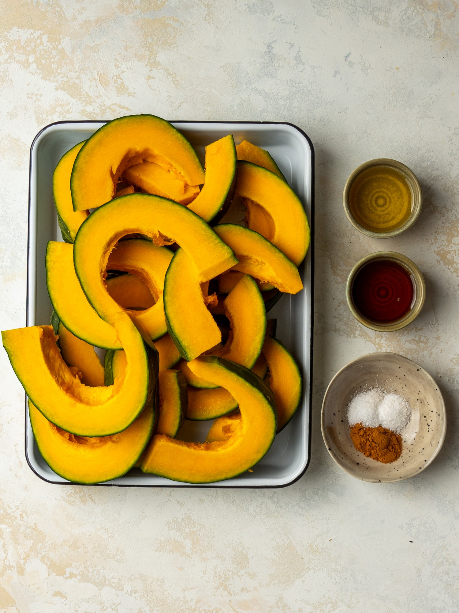 Maple Cinnamon Roasted Kabocha Squash - Japanese Pumpkin