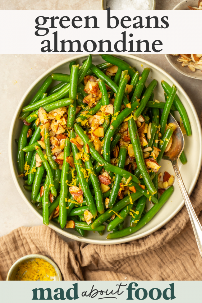 Easy Green Beans Almondine Recipe - Green Bean with Toasted Almonds