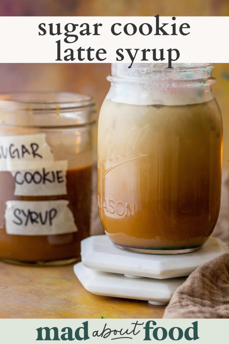 Sugar Cookie Latte Syrup - Copycat Starbucks Sugar Cookie Latte