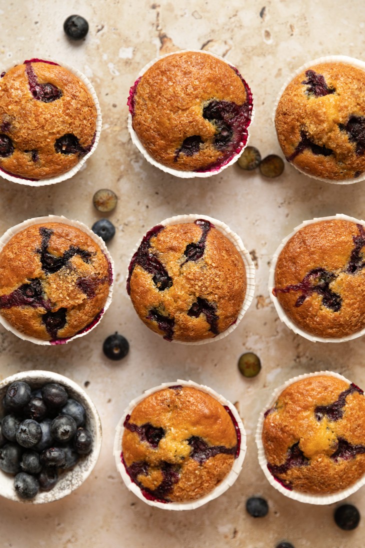 Blueberry Yogurt Muffins - Healthy Yogurt Muffins
