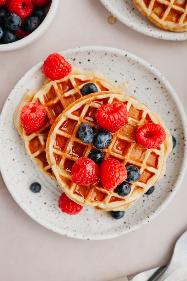 Protein Waffles - Freeze Friendly Protein Waffle Recipe