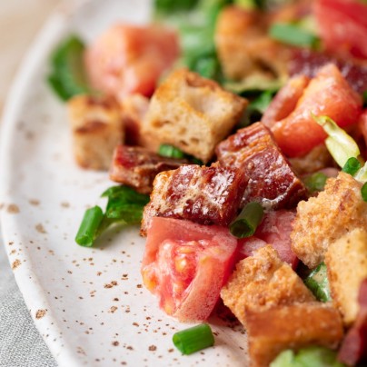 Chopped BLT Salad Recipe - Turn a BLT into a salad!