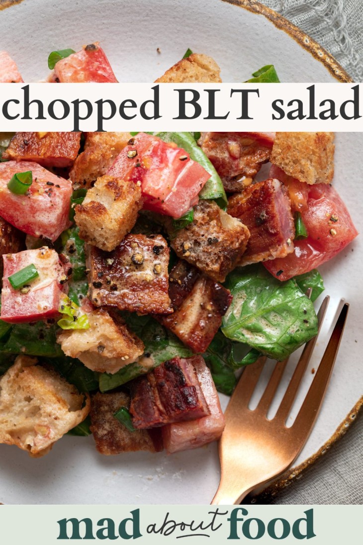 Chopped BLT Salad Recipe - Turn a BLT into a salad!