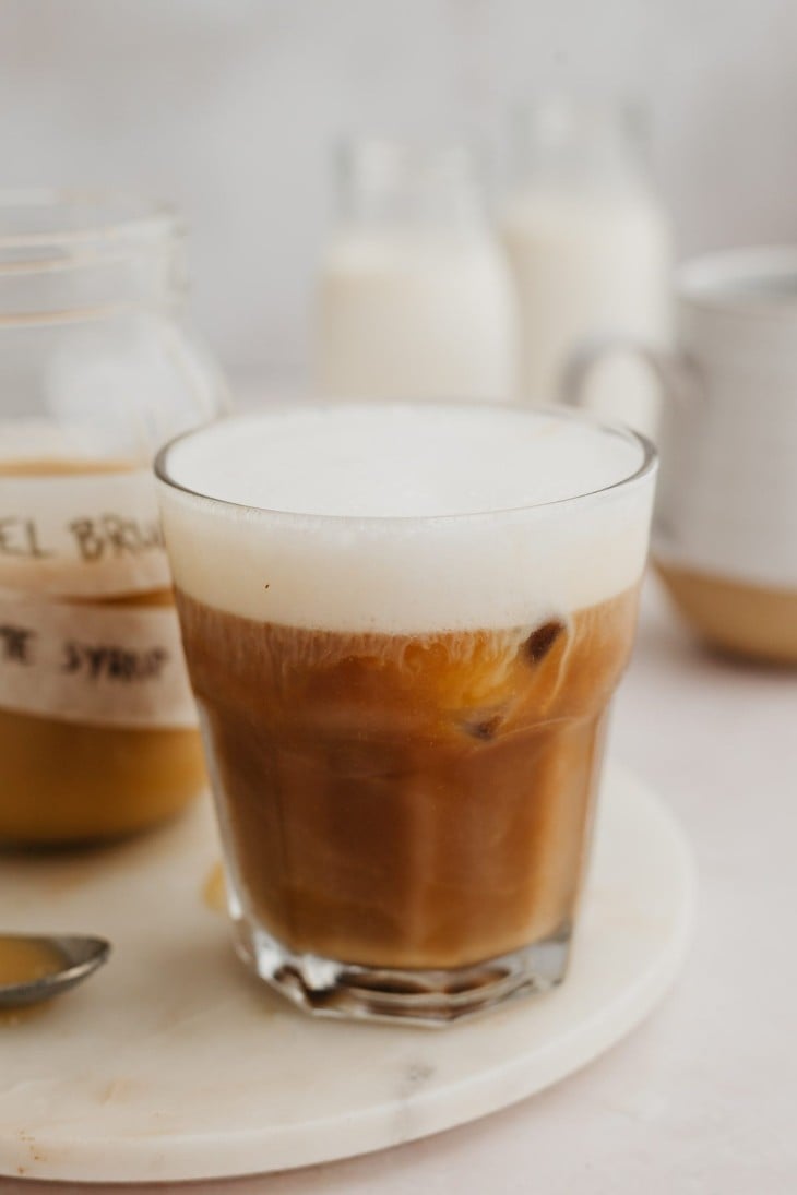 Skip the Starbucks drive through and make a holiday latte at home!