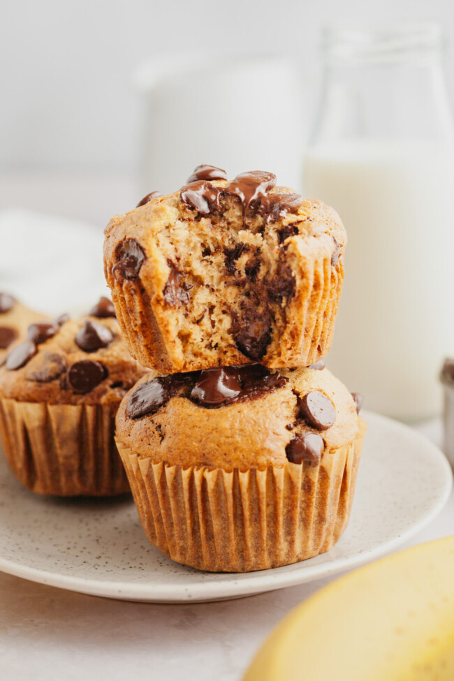 Small Batch Banana Muffins - Use Just One Ripe Banana!