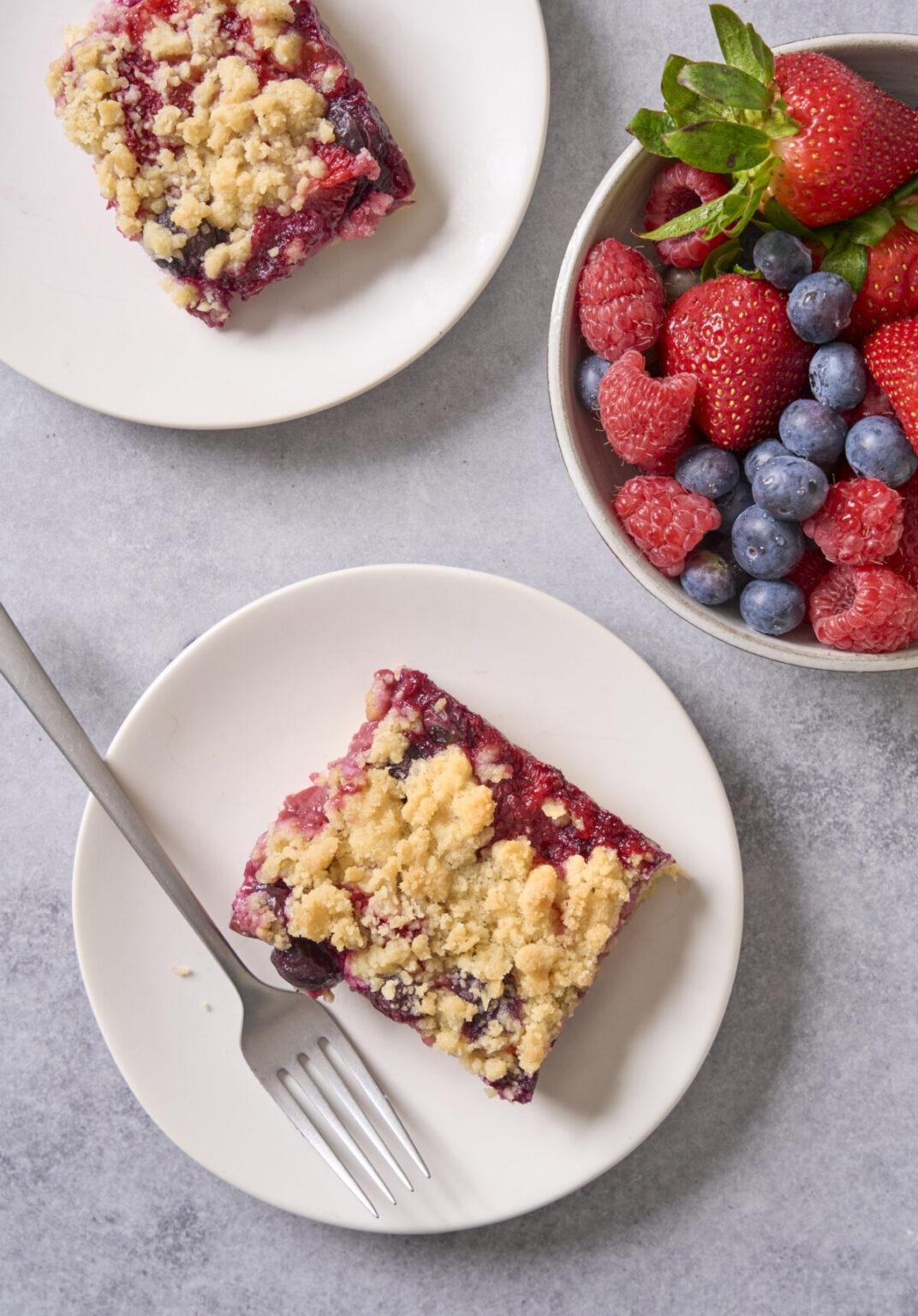 Berry Crumb Bars - Mixed Berry Crumb Bars