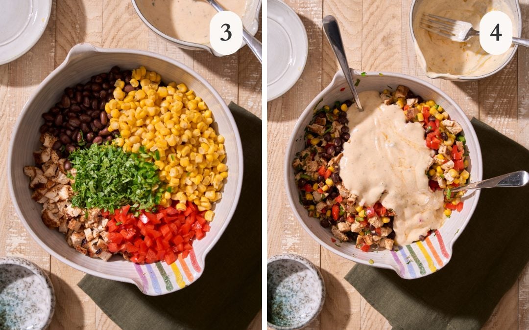Chopped Southwest Chicken Salad - Perfect for Meal Prep