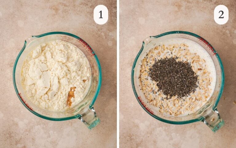 High Protein Overnight Oats - Mad About Food