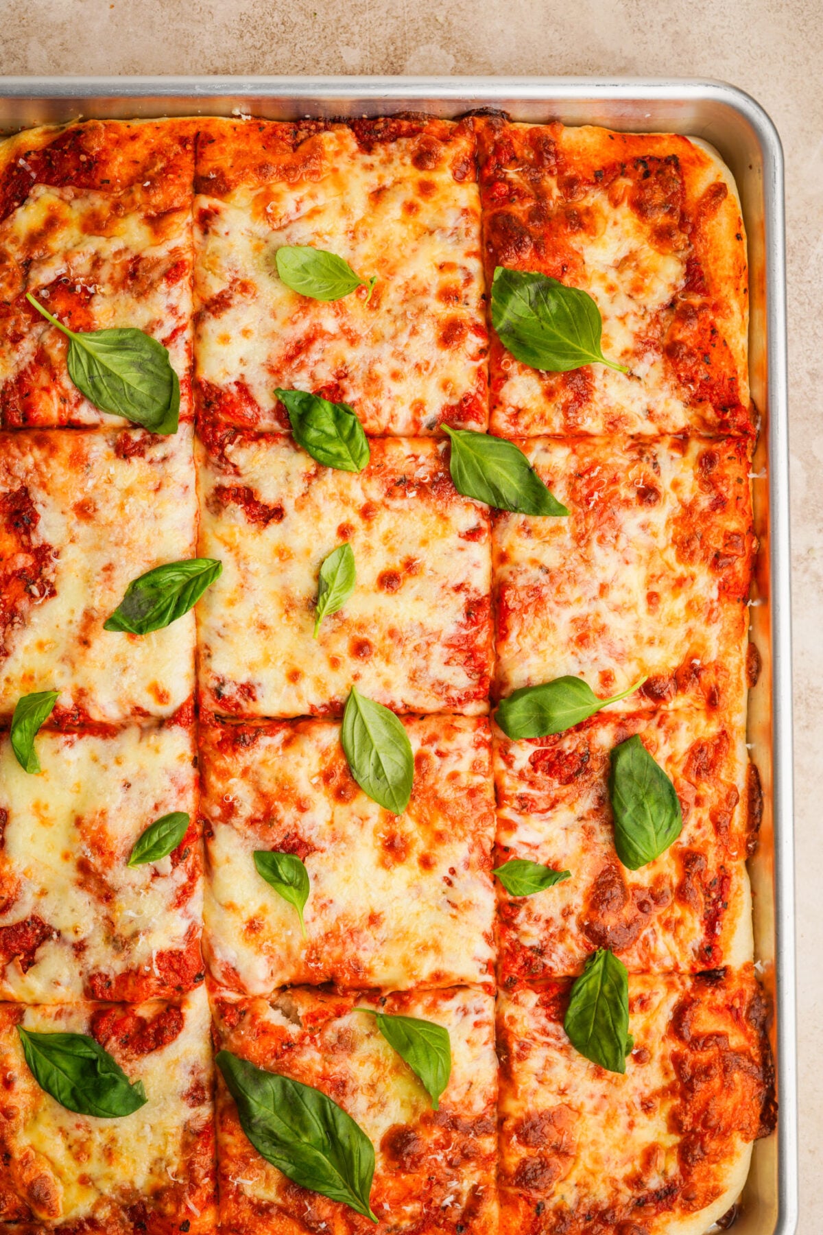 Sheet Pan Pizza - Easy Homemade Pizza on a Sheet Pan