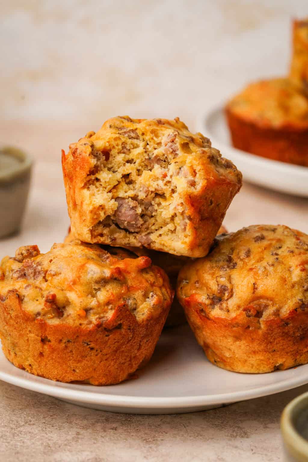 Sausage Pancake Muffins - High Protein Sausage Pancake Muffins
