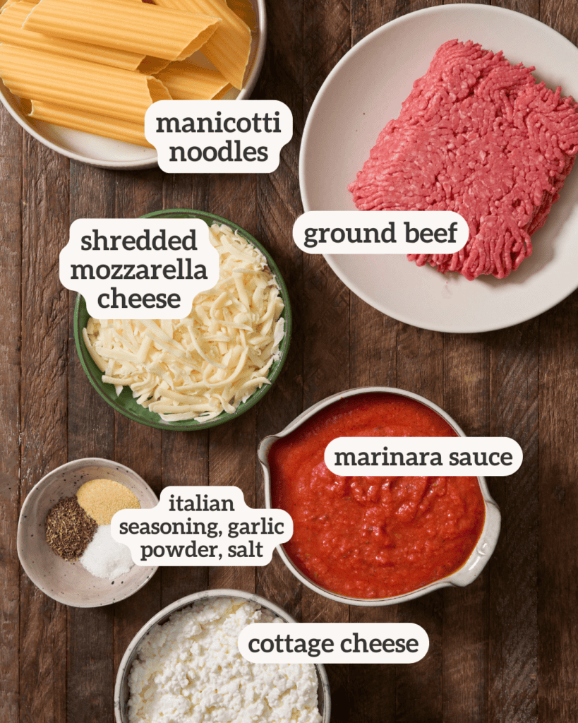 High Protein Baked Manicotti - Manicotti Recipe with Meat