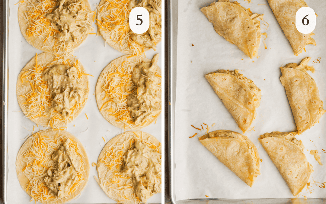 Creamy Baked Chicken Tacos - Easy Baked Tacos for a Crowd