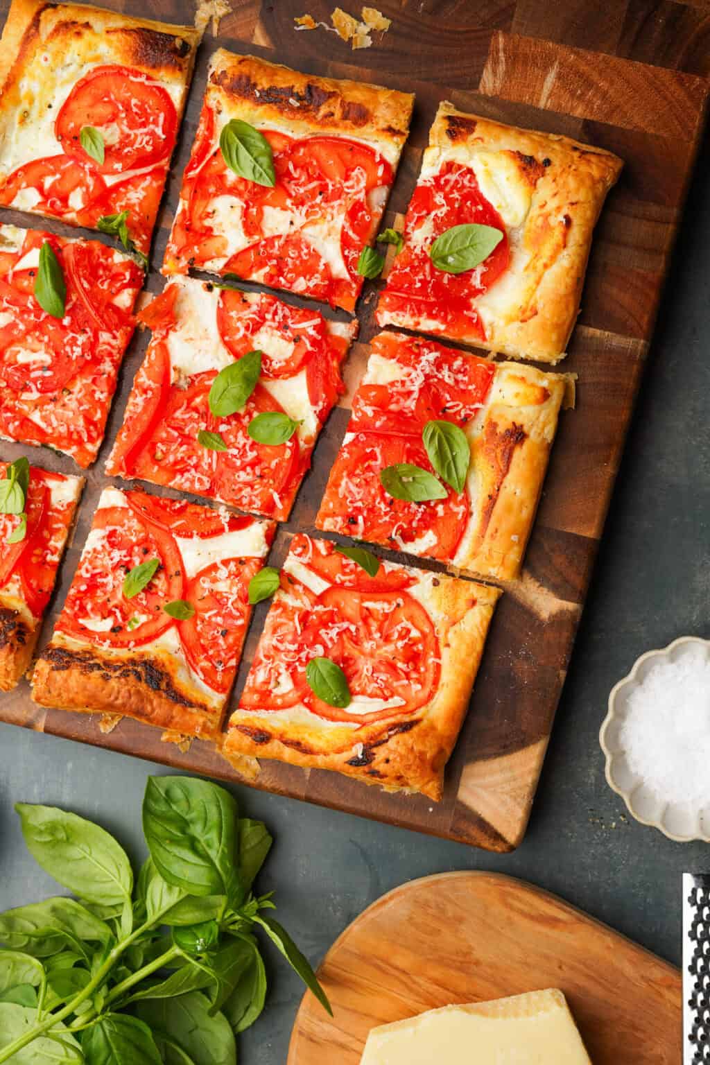 Puff Pastry Pizza - Oven Baked Puff Pastry Pizza