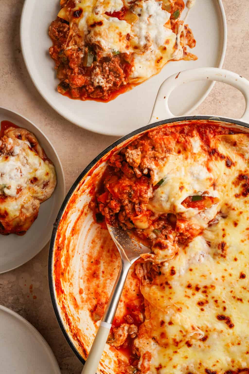 High Protein Lazy Lasagna - Mad About Food