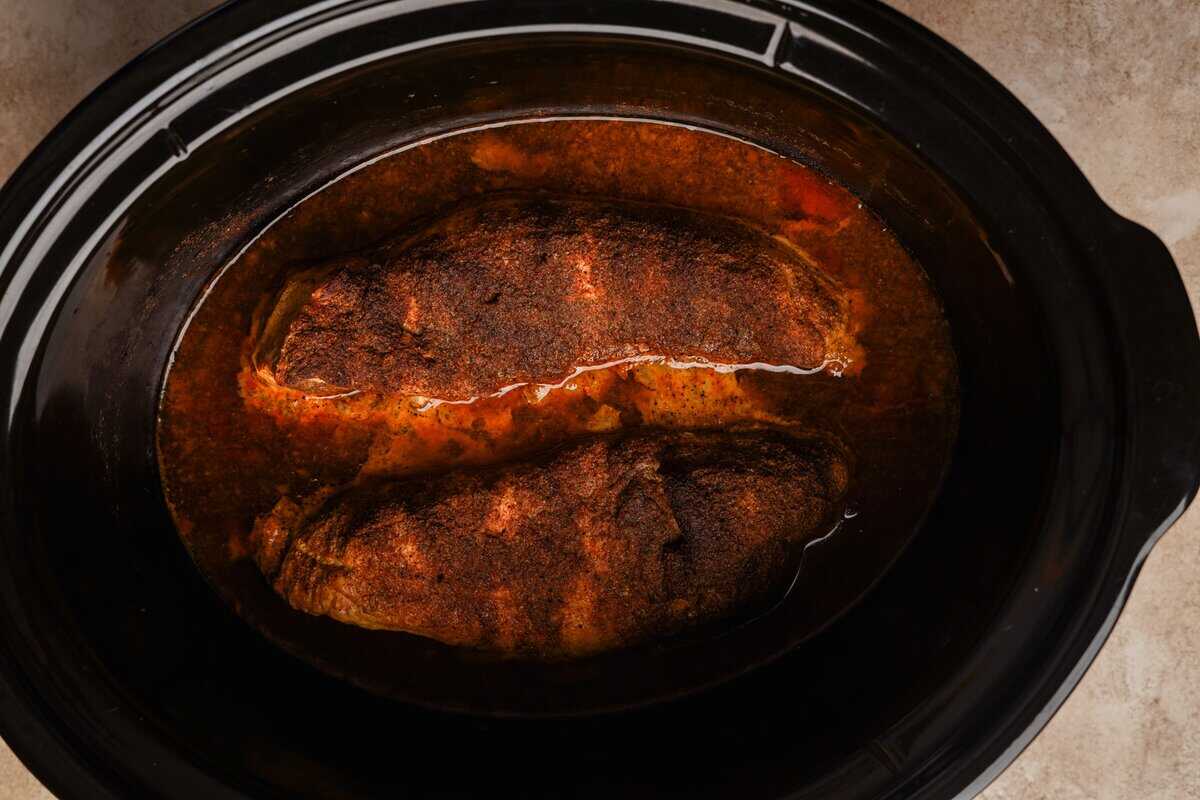 Slow Cooker Shredded Pork Tenderloin - Crockpot Pork Tenderloin
